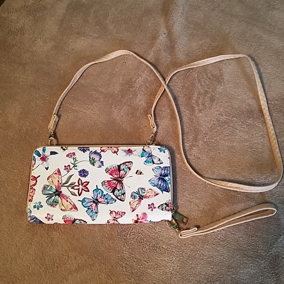 Bags | Nwot Butterfly Crossbodywristlet | Poshmark